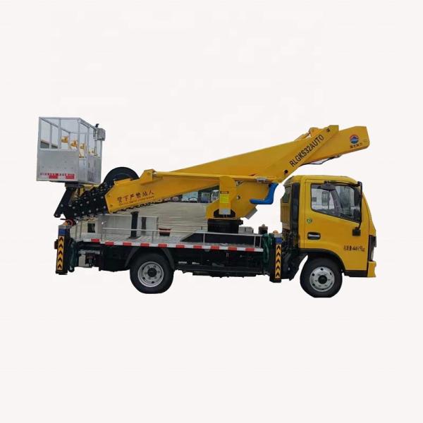 Quality 32m Dongfeng Dorica Telescopic Boom Truck Elevating Platform Truck Euro 6 Remote for sale