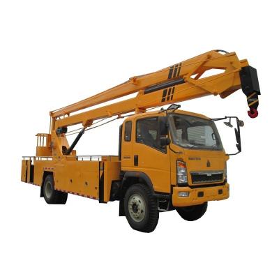China Sinotruk Howo 4x2 High Altitude Operation Truck Knuckle Boom Aerial Working Platform Truck for sale