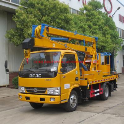 중국 DFAC 고도 작전 트럭 16m 공중 작업 플랫폼 트럭 유로 2 판매용