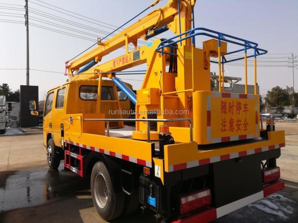 Quality 10M 20-22M Faw High Altitude Operation Truck , Truck Mounted Aerial Platforms for sale