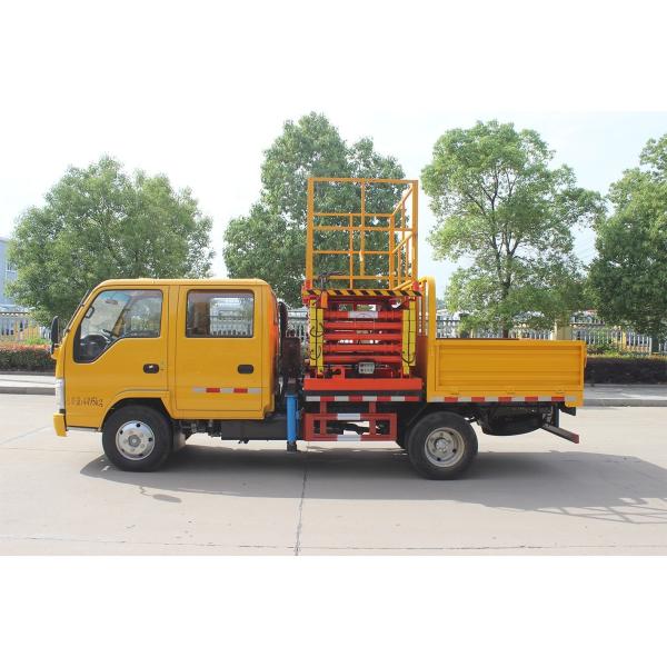 Quality DFAC 4x2 Hand Operated High Altitude Lift Truck 8m 10m Double Cabin for sale