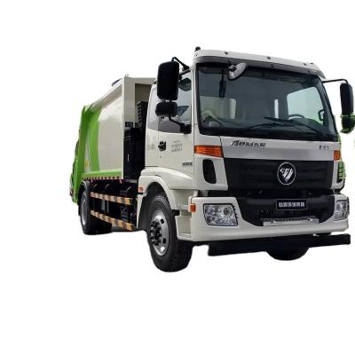 China Foton Omman 210 Horsepower 4x2 Garbage Truck for sale