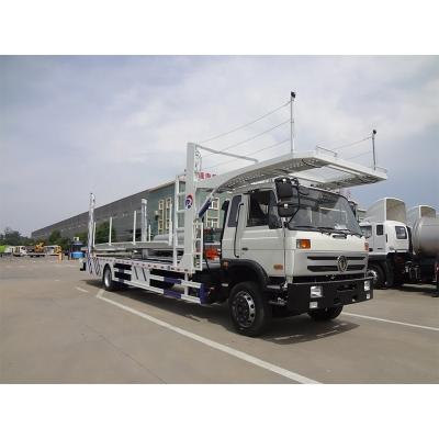 Cina 6 Capacità del veicolo veicolo trasportatore di veicoli rimorchio trasportatore di veicoli sollevamento idraulico doppio ponte auto trasporto camion rimorchio in vendita