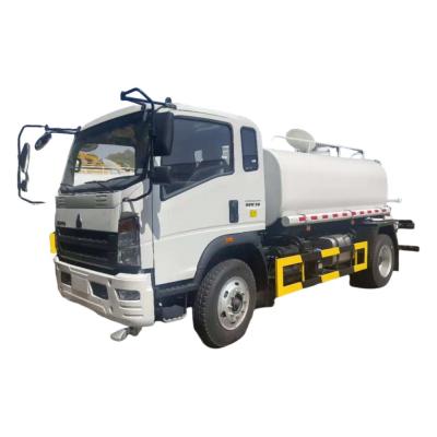 China Factory HOWO 5000 Litres Water Tanker Truck Water Truck  Water Spray Watering Cart Watee Tank Tuck for sale