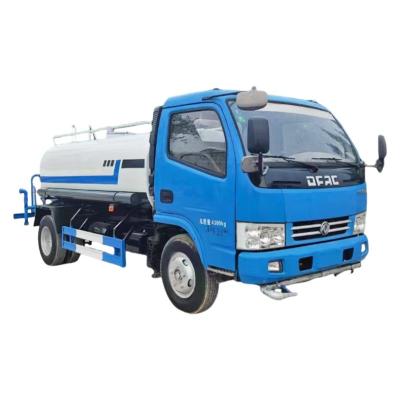 China Factory DFAC DongFeng 5000 Litres Small Water Bowser Sprinkle Truck Watering Cart Water Tanker Truck With Cheap Price for sale