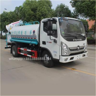Cina FOTON 4*2 Autocisterna per acqua da 4000-5000 litri, Autospruzzatrice, Autocisterna per irrigazione in vendita