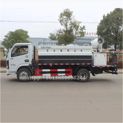 Cina Autobotte Dongfeng a fila singola da 5 Cbm con cannone nebulizzatore 	Autobotte per acqua  Ruota idraulica in vendita