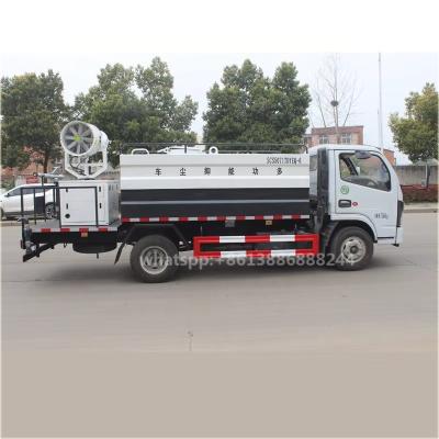Cina Autobotte Dongfeng a fila singola da 5 Cbm con cannone nebulizzatore 	Autobotte per acqua  Ruota idraulica in vendita