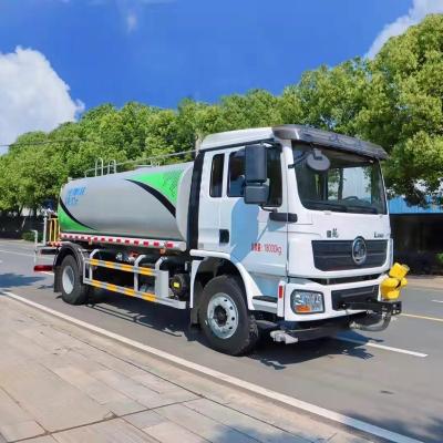 Cina Shacman 4*2 10000-12000 Litri Sprinkler Camion verde e spruzzatura e riduzione e pulizia della polvere Camion sprinkler stradale in vendita