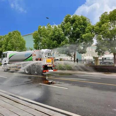 Cina Shacman 4*2 10000-12000 Litri Sprinkler Camion verde e spruzzatura e riduzione e pulizia della polvere Camion sprinkler stradale in vendita