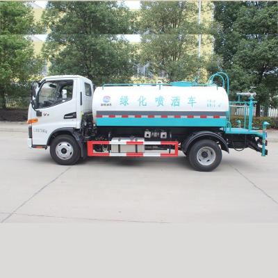 Cina Autocarro irroratore JAC 4*2 bianco 5000-7000 litri, verde, con ruota idraulica, cisterna per acqua in vendita