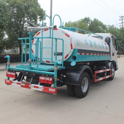 Cina Autocarro irroratore JAC 4*2 bianco 5000-7000 litri, verde, con ruota idraulica, cisterna per acqua in vendita