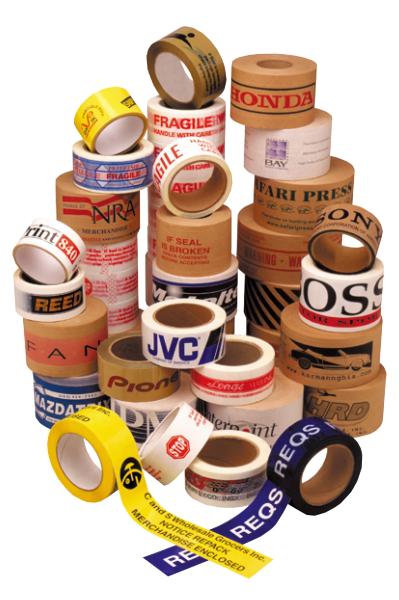 Custom Printing Red  Acrylic Bopp Tape  0.040mm Crystal Branding
