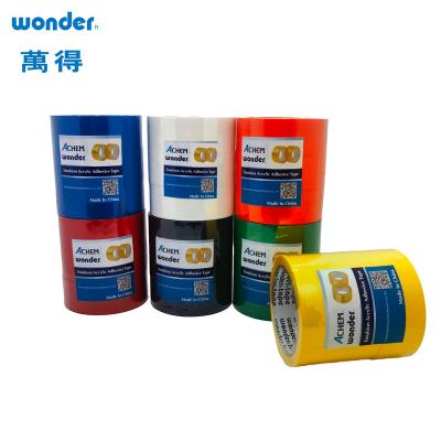 China Low VOC BOPP Packaging Tape in Seven Colors for Environmentally Friendly Packaging for sale