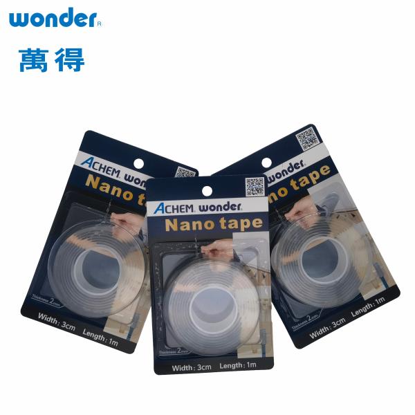투명한 나노 테이프 롤 가구 및 산업용으로 강력하고 재사용 가능한 접착제, 두께 2mm