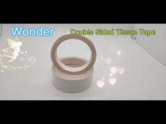 Wonder 63822 Double Sided Tape with Solvent-Based Acrylic Adhesive for Strong Bonding