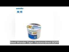 カスタムBOPPバッグシールテープ 超透明のBoppテープ 48mm×50m