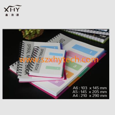 China Spiral Bound Hardcover Notebook for sale