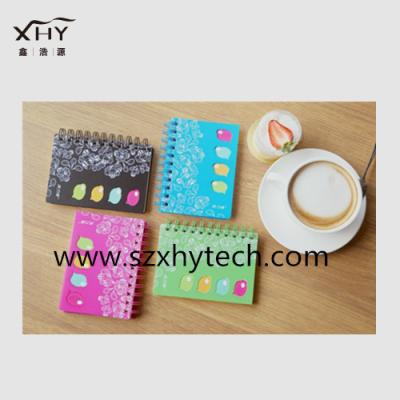 China Classic style hardcover spiral notebook for sale