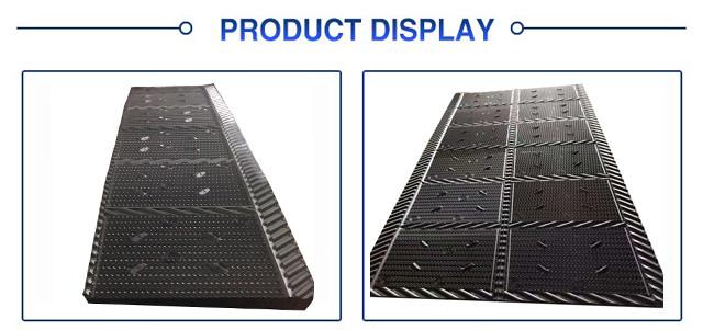Black Cooling Tower Infill Cooling Tower Package PVC Filler 810mm 1