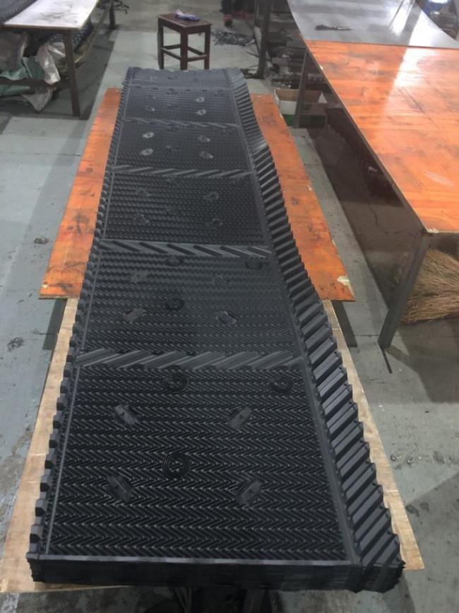Black Cooling Tower Infill Cooling Tower Package PVC Filler 810mm 4