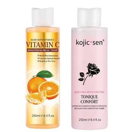 Quality Best Vitamin C Turmeric Whitening Moisturizing Essence Water Shrinking Pores Removing Necrotic Cutin Facial Toner for sale