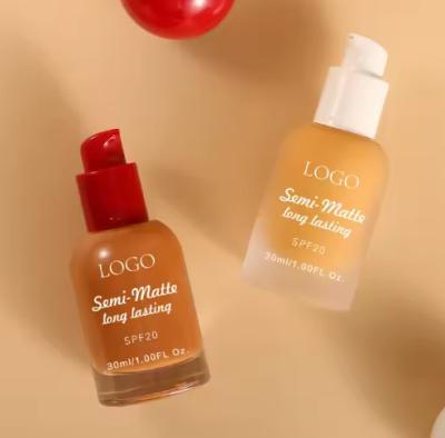 China Long Lasting High Quality Make up Cream Private Label Full Coverage Waterproof and Matte Makeup Liquid Foundation for sale