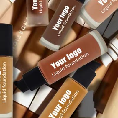 China Long Lasting High Quality Make up Cream Private Label Full Coverage Waterproof and Matte Makeup Liquid Foundation for sale