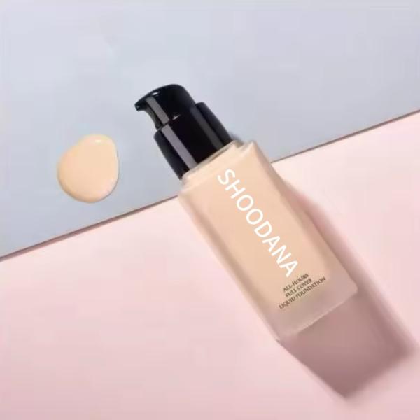 Quality 12 Hours Long Lasting Foundation Natural Skin Flawless Foundation Full Coverage Waterproof Dark Foundation No Logo for sale