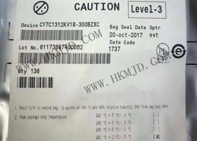 China Memory IC CY7C1312KV18-300BZXC 1.8V Synchronous Pipelined SRAMs CY7C1312 FBGA165 for sale