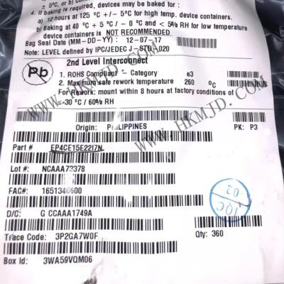 Cina Chip 144-EQFP EP4CE15E22I7N del circuito integrato 200 megahertz di gate array programmabile del campo in vendita