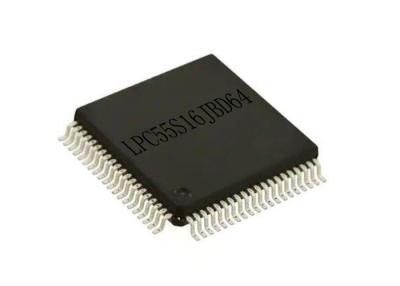 China Integrated Circuit Chip LPC55S16JBD64 Microcontrollers IC HTQFP64 IC Chip 150MHz for sale