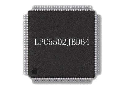 China Integrated Circuit Chip LPC5502JBD64 96MHz Microcontroller Chip HTQFP64 Surface Mount for sale