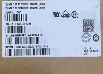 China Integrated Circuit Chip ADUM3201BRZ Digital Isolators 8SOIC Dual Channel 10Mbps for sale