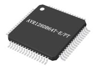 China Microcontroller AVR128DB64T-E/PT MCU Microcontroller IC 8-Bit 24MHz 128KB for sale