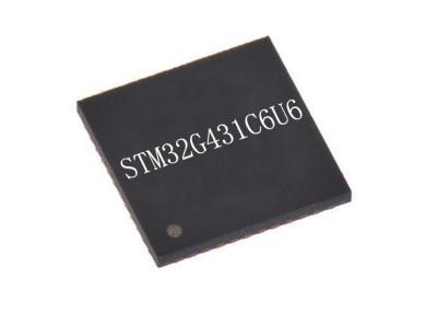 China rendimiento del microcontrolador MCU 48UFQFN de la base STM32G431C6U6 170MHz de 32Bit RISC alto en venta
