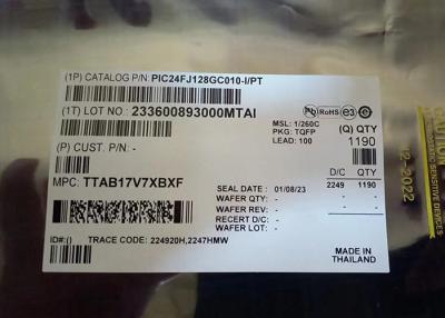 China Integrated Circuit Chip PIC24FJ128GC010-I/PT Microcontroller Chip 32MHz TQFP100 for sale