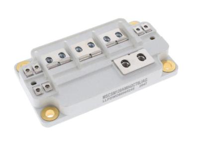 中国 Automotive IGBT Modules MSCSM120AM042CT6LIAG 495A Transistors Chassis Mount 販売のため