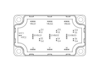 中国 Automotive IGBT Modules MSCSM120TAM16CTPAG 728W Discrete Semiconductor Modules 販売のため