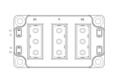 China Automotive IGBT Modules MSCSM70DUM017AG 2N-Channel SiC MOSFET Power Module 700V à venda