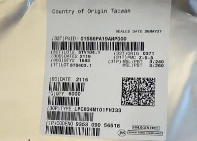 중국 32-VFQFN LPC834M101FHI33 32-Bit Single-Core 30MHz 32KB Microcontroller IC 판매용