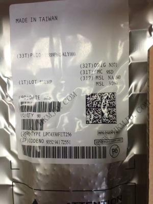China Microcontroller MCU LPC4330FET256 Dual-Core Arm Cortex-M4 Based Digital Signal Controller 204MHz for sale