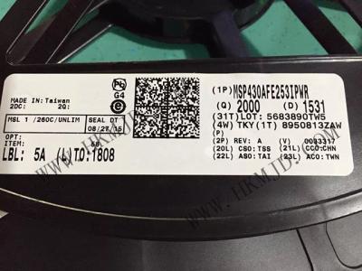 China Microcontroller MCU MSP430AFE253IPWR Krachtige 16-bit microcontroller IC 2MHz 16KB FLASH 24-TSSOP Te koop