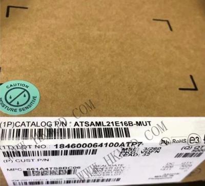 China Microcontroller MCU ATSAML21E16B-MUT 10 Channel 48MHz 8Bit Embedded MCU VQFN32 for sale