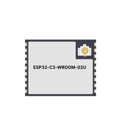 China Wireless Communication Module ESP32-C3-WROOM-02U-N4 2.4 GHz WiFi And BT 5 SMD Module for sale