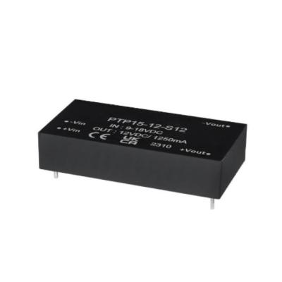 China Integrated Circuit Chip PTP15-48-S5 Isolated Module 12V 1.25A DC DC Converter for sale
