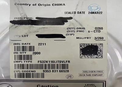 China Microcontrolador MCU FS32K116LIT0VLFR 48MHz ARM Cortex-M0+ S32K Microcontrolador IC 48-LQFP for sale