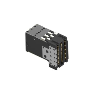 China Connectors 10154084-101LF Right Angle Receptacle EXAMAX2 High Speed Backplane Connector for sale
