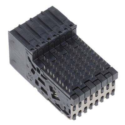 China Connectors HDTF-3-08-S-RA-HS-100 High-Density Backplane Right-Angle Receptacle for sale
