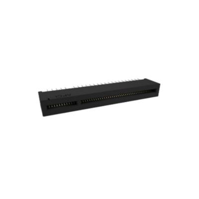 China Connectors 10142333-10012MLF 32GT/s PCI Express Vertical Card Edge Connector for sale